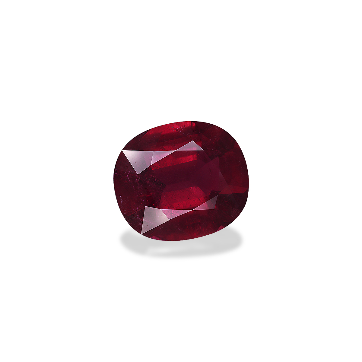 RL0344 : 42.17ct Cherry Red Rubelite Fine Step Cut 182$ per carat